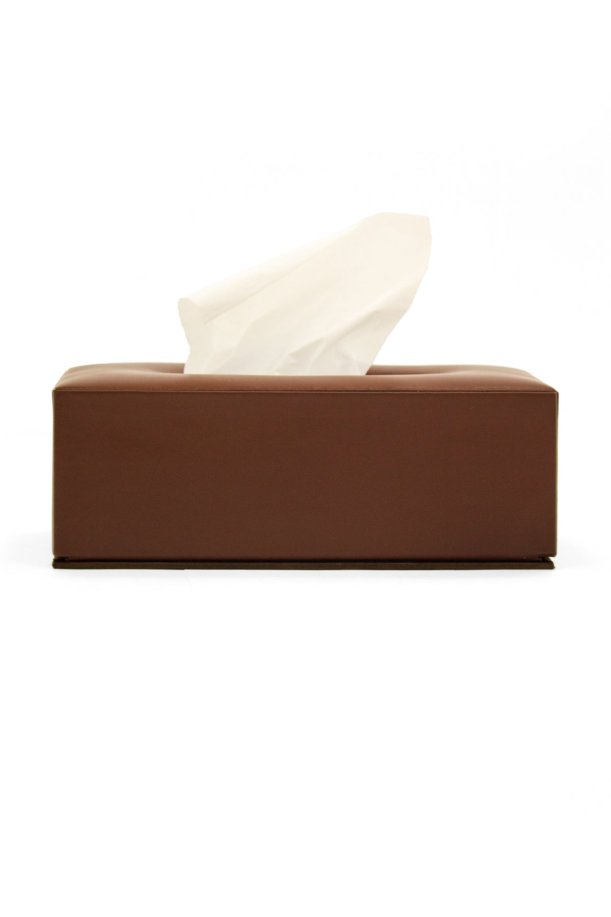 Leather Tissue Box – Kordovan
